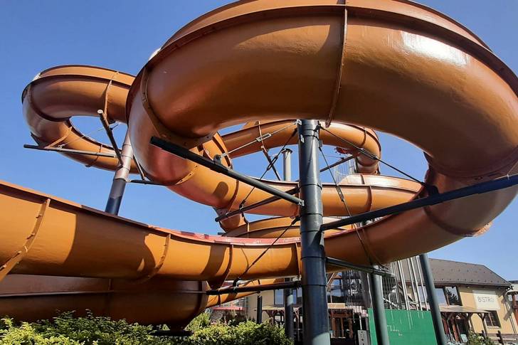 Summer water slides